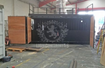 Football Stadium Shipping Container Bar and Cellar Case Study | Lion ...