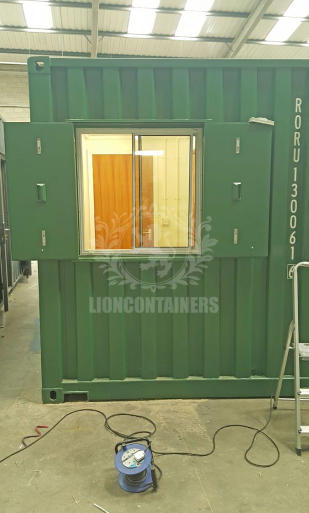 20ft Canteen, WC and Storage Container Case Study | Lion Containers Ltd