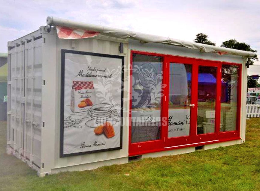 Mobile Pop Up Coffee Shop Container Case Study | Lion Containers Ltd