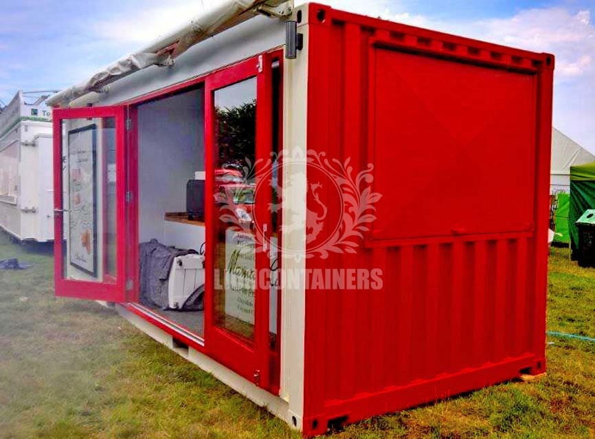 Mobile Pop Up Coffee Shop Container Case Study | Lion Containers Ltd