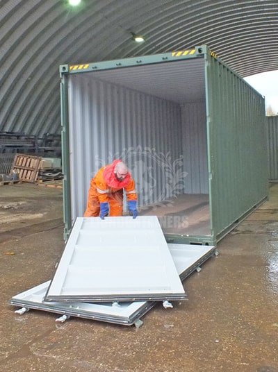Shipping Container Classroom With Low U Values | Lion Containers Ltd