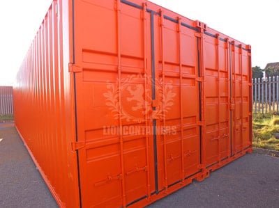 40ft x 16ft Open Space Storage Container Case Study | Lion Containers Ltd