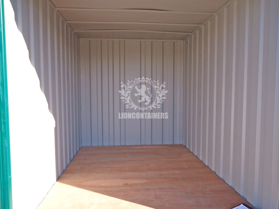 12ft High Cube Custom Container for Tractor Storage | Lion Containers Ltd