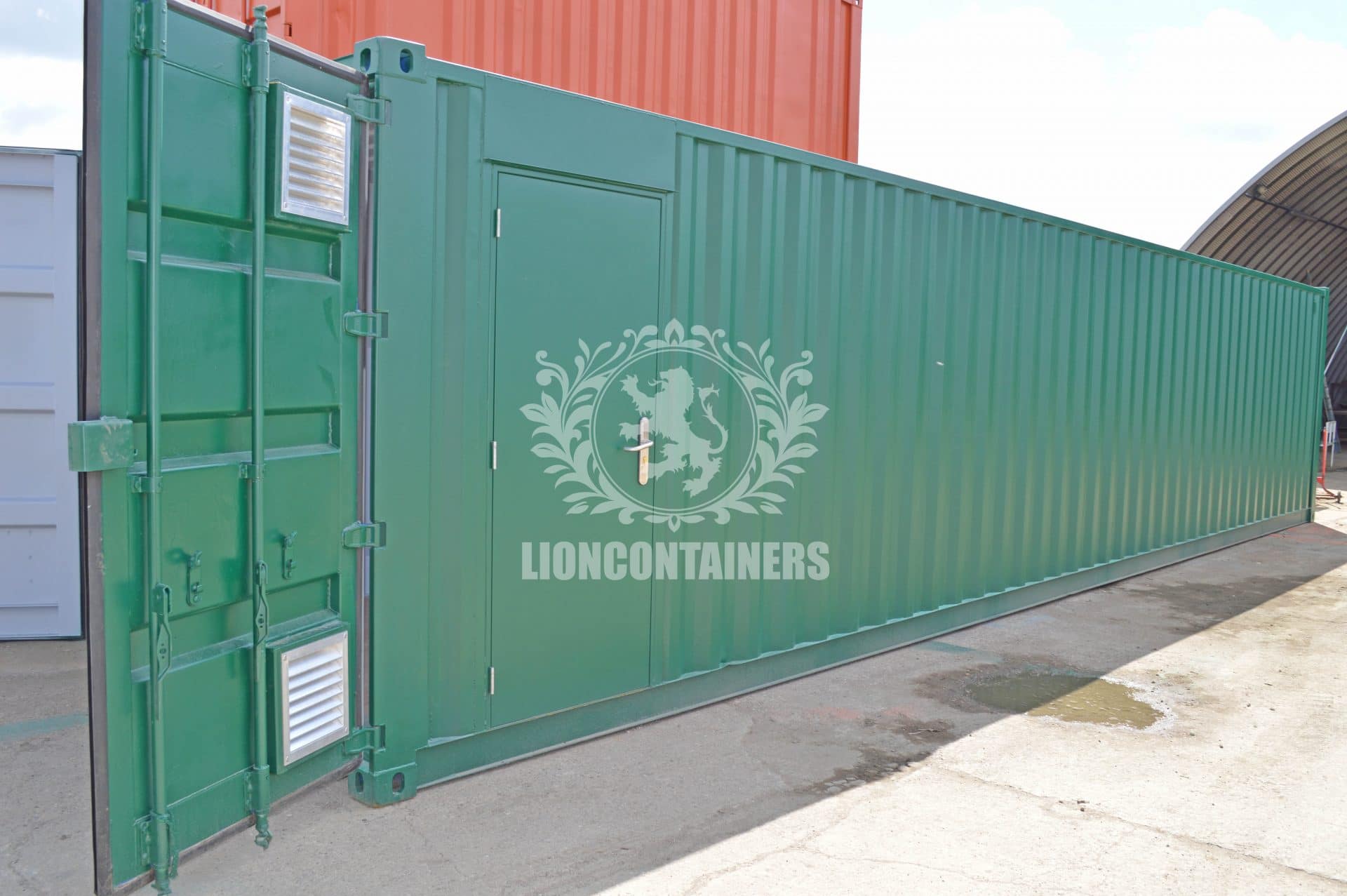 40ft Biomass Pellet Store And Boiler Housing Case Study | Lion ...