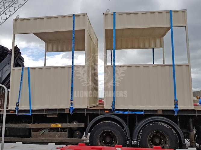 Container Smoking Shelters And Store Rooms For Energy Project Case ...