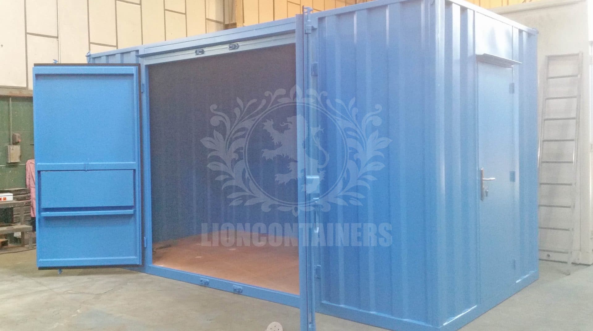 15ft Cafe Shipping Container Case Study - Lion Containers Ltd