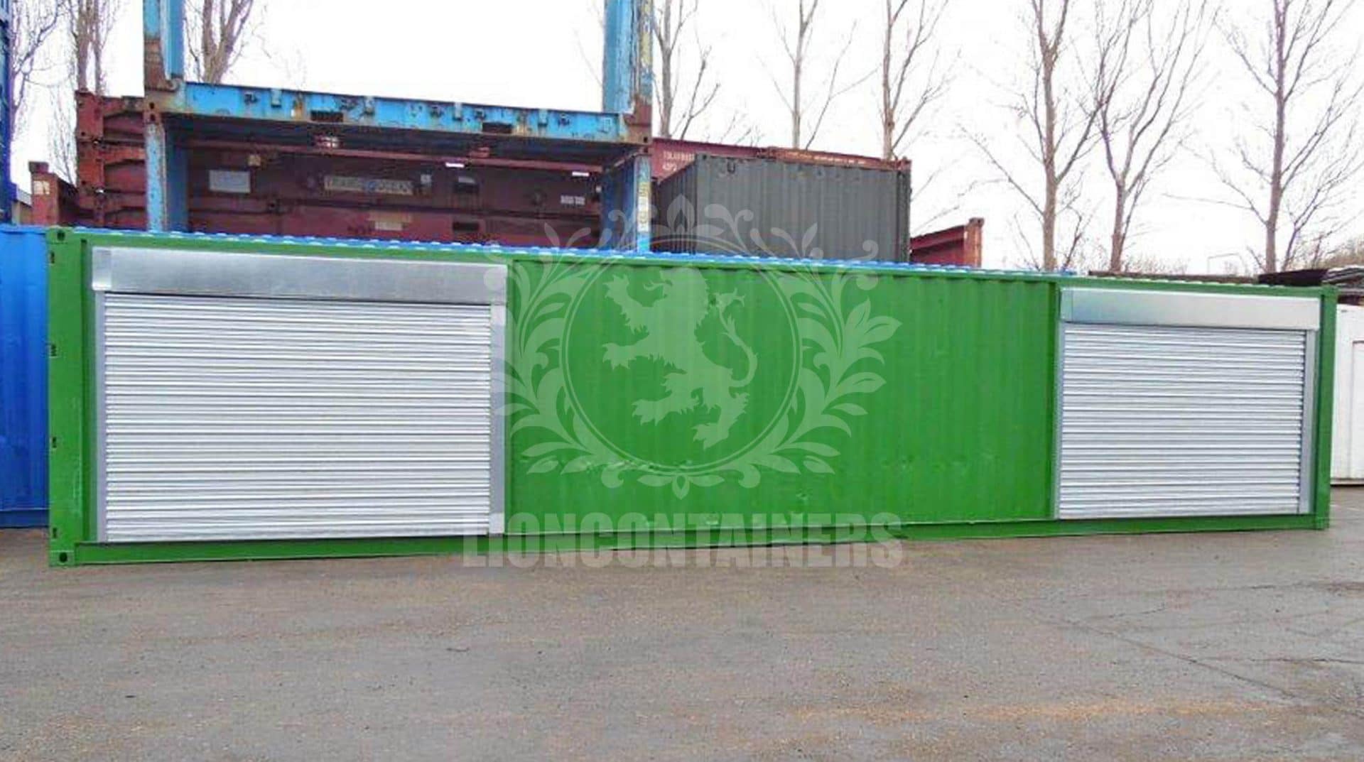 Music Festival Merchandise Stand Shipping Container Case Study | Lion ...