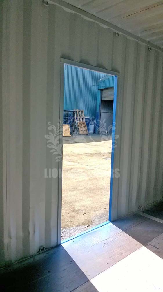 16ft Locker Room Container Case Study | Lion Containers Ltd