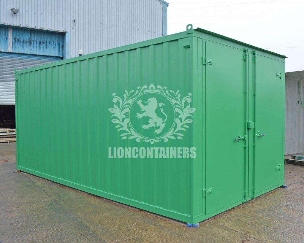 20ft x 10ft Golf Buggy Custom Build Storage Container Case Study | Lion ...