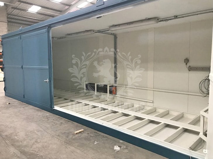 32ft Custom Built Bunded IBC Chemical Storage Container Case Study ...