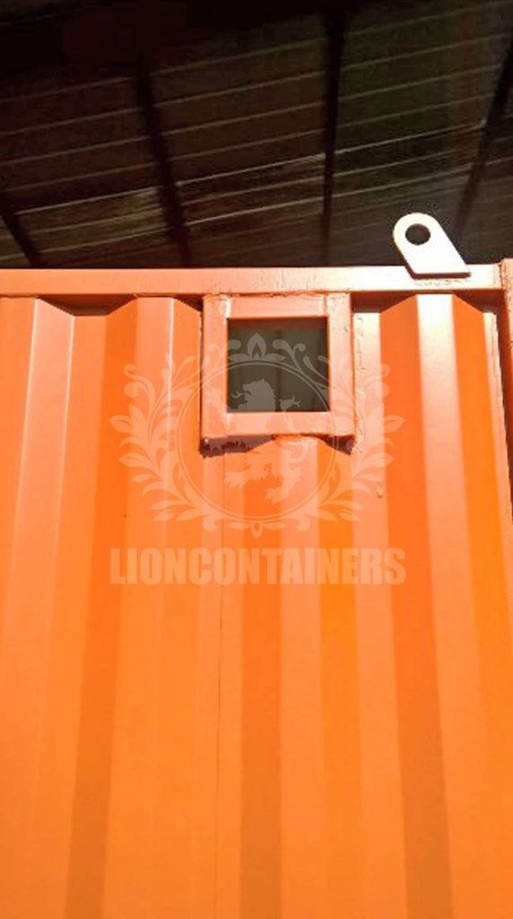 10ft Biometric Turnstile Container Case Study | Lion Containers Ltd