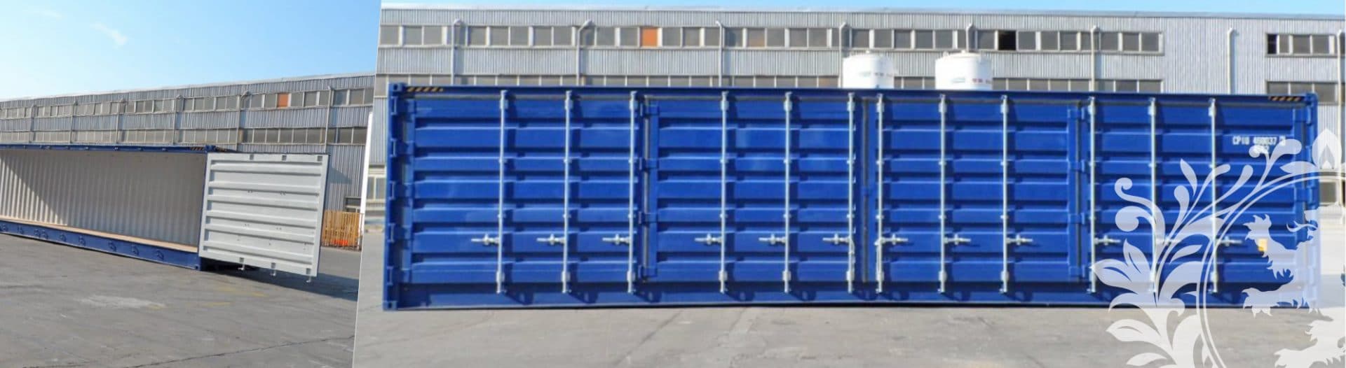40ft High Cube Side Opening Containers | Side Loading Containers
