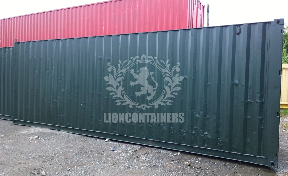 Bespoke 27ft Council Football Club Storage Container - Lion Containers Ltd