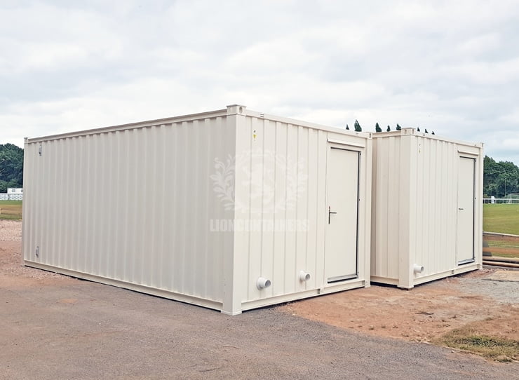 Exeter Football Club Container Toilet and Refreshment Facilities - Lion ...