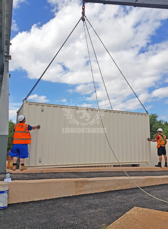 Exeter Football Club Container Toilet and Refreshment Facilities - Lion ...