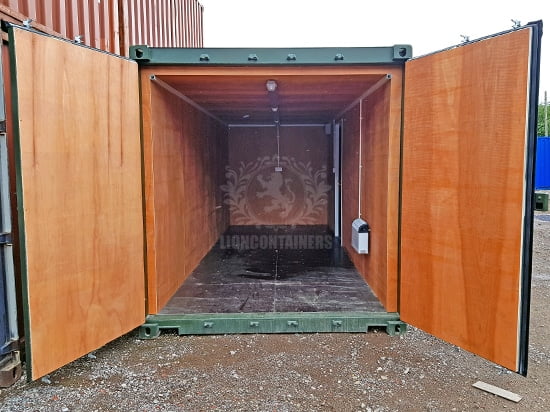 20ft Compressor Storage Container - Lion Containers Ltd