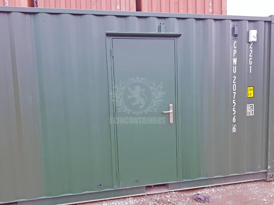 20ft Compressor Storage Container - Lion Containers Ltd
