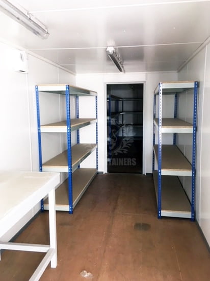 40ft Store Room and Workshop Container - Lion Containers Ltd