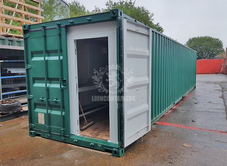 40ft Store Room and Workshop Container - Lion Containers Ltd