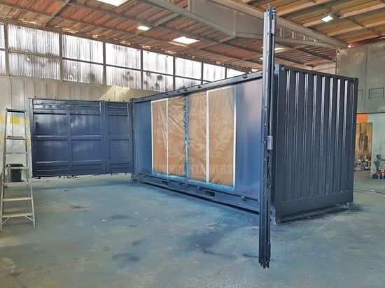 20ft Pop Up Bathroom Showroom Container