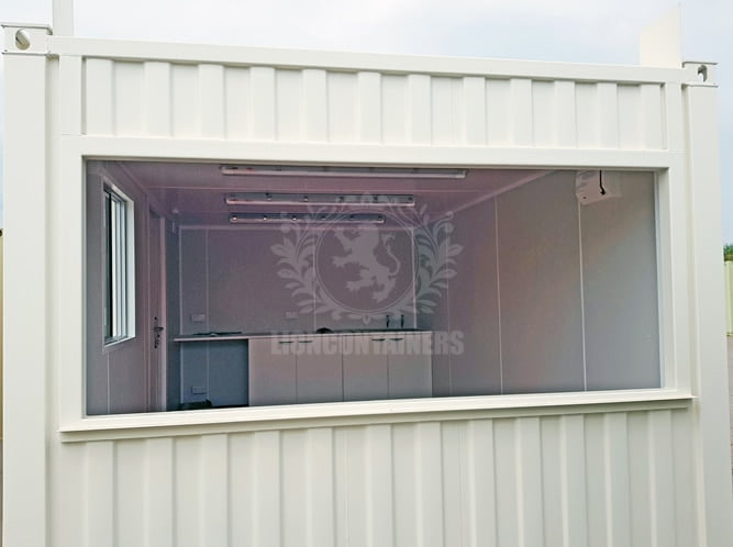 Exeter Football Club Container Toilet and Refreshment Facilities - Lion ...
