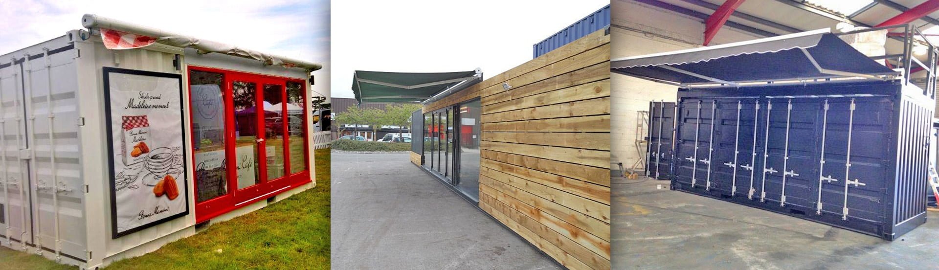 Shipping Container Awning | Lion Containers Ltd