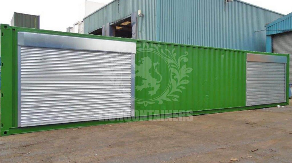 Music Festival Merchandise Stand Shipping Container Case Study | Lion ...