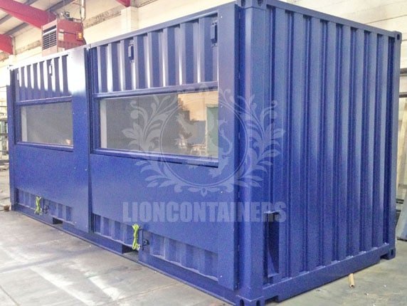 Ordnance Explosion Viewing Platform and Testing Station Containers ...