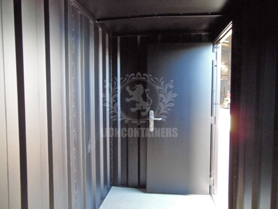 Custom Built 12ft x 5ft Office Container Case Study | Lion Containers Ltd