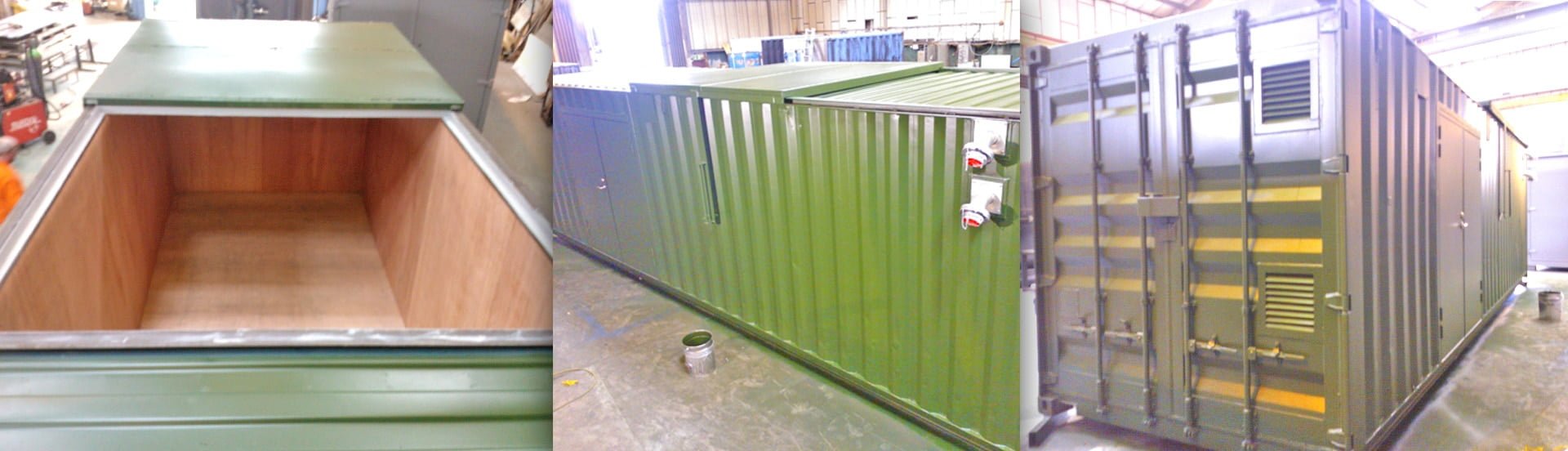 Sliding Roof Containers | Lion Containers Ltd