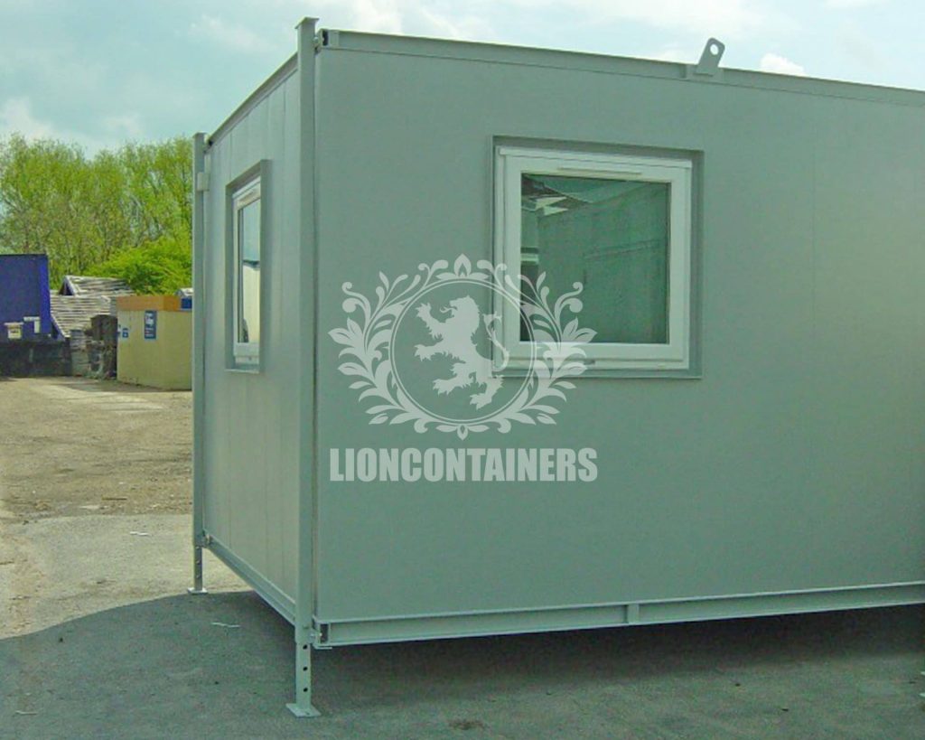24ft Office and Canteen Custom Build Containers Case Study | Lion ...