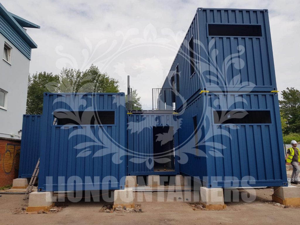 Cardiff Container Housing - Lion Containers Ltd