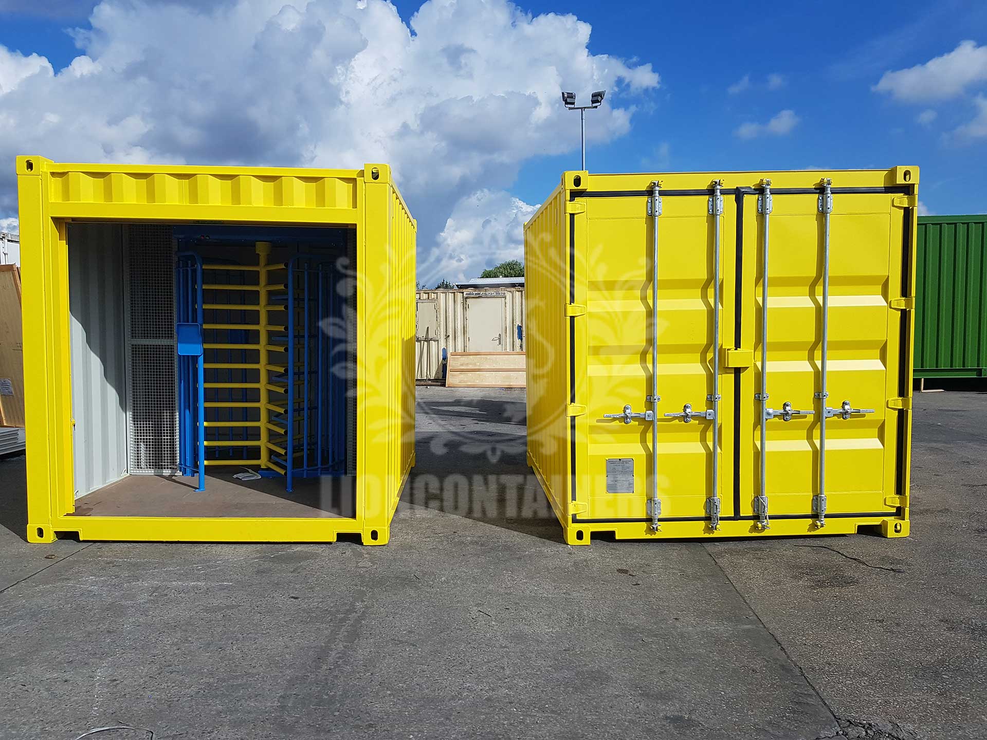10ft Fully-Modified Turnstile Containers - Lion Containers Ltd