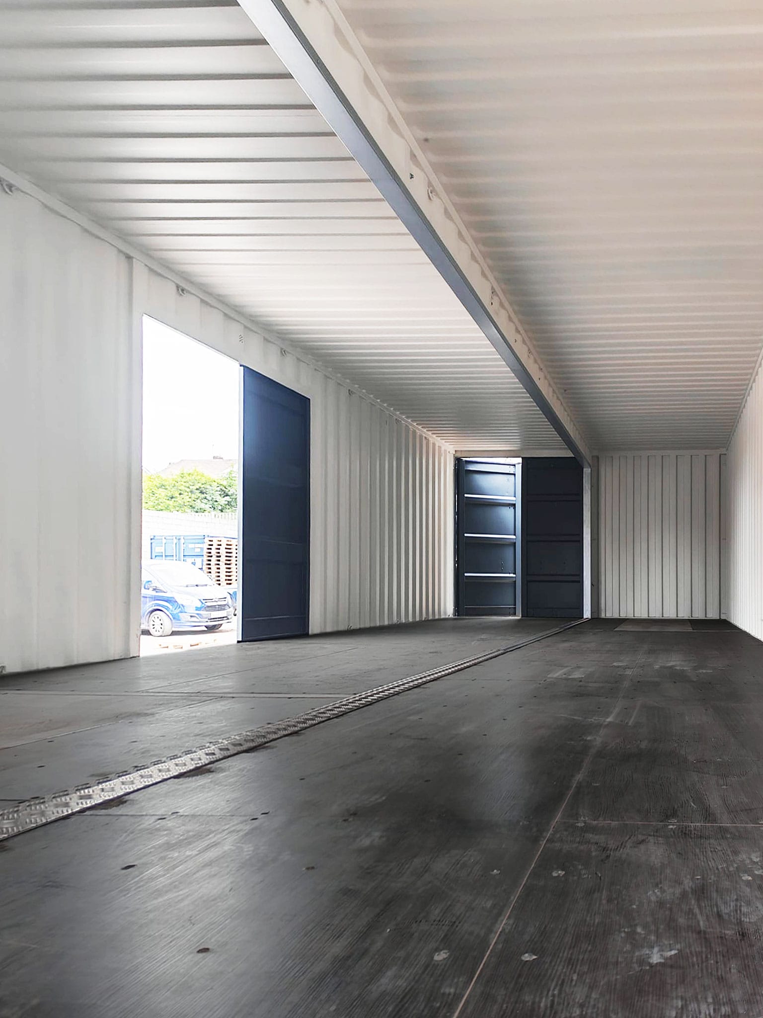 Durable Workshop Container with Open Layout - Lion Containers Ltd