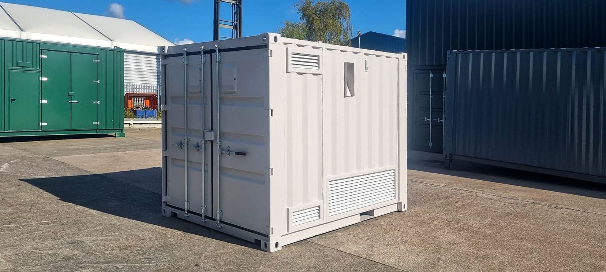 Custom Tunnel Container Built for Fuel Cell Storage - Lion Containers Ltd